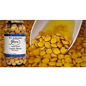 Joycie Ready To Eat Lupini Beans 32 Oz Healthy Snack |32 oz. Jar | Made in USA | All Natural | Non GMO | Fresh Harvest |Keto, Plant Based, Mediterranean Diet I Non-GMO, Gluten-Free, Vegan, Kosher