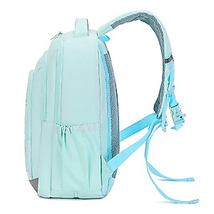 Abshoo Cute Kids Backpack For Girls Kindergarten Elementary Unicorn School Backpacks With Chest Strap (Unicorn Teal)