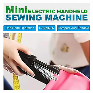 Handheld Sewing Machine,Mini Sewing Machine for Beginners and Adults Quick Stitching,Portable Sewing Machine with Sewing Supplies Suitable for Home,Travel,DIY