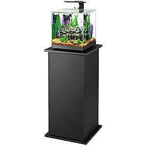 Aqueon Black Pedestal Aquarium Stand, 15" L X 15" W, 15 in