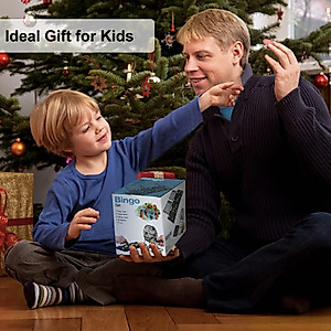 WIn SPORTS Bingo Game Set,8 Inch Metal Cage with Master Board,75 Multicolored Balls,150 Bingo Chips and 18 Bingo Cards, Ideal for Large Group Casino Game Set