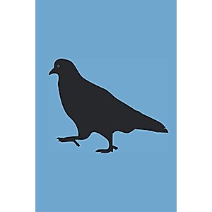 A Pigeon: Lined Pigeon Notebook. 6 X 9 in size. 125 Pages.