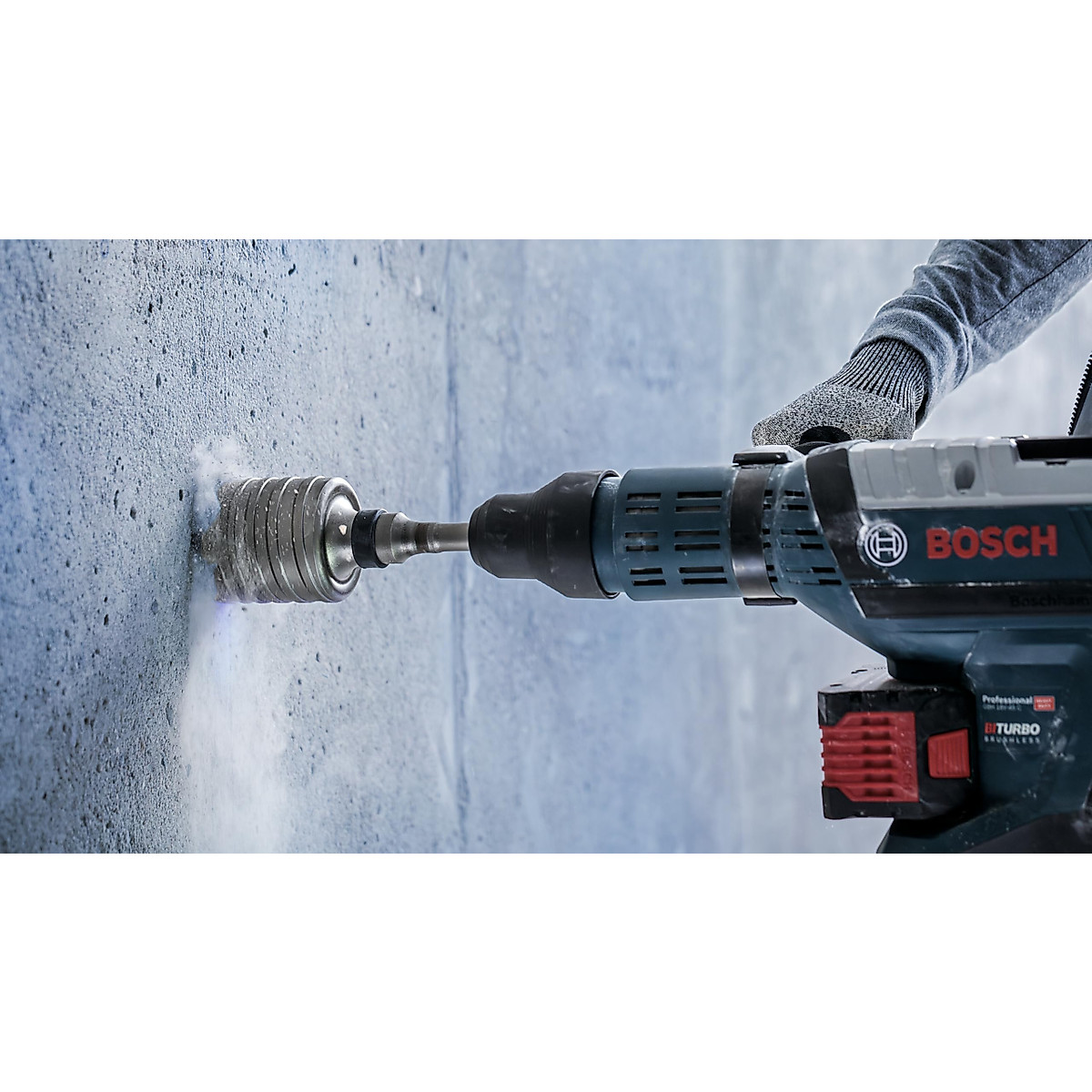 Bosch 1x PRO SDS max-5 Core Cutter, One-Piece (for Concrete, Concrete Building Block, Ø 100 mm, Professional Accessory Rotary Hammer Drill)