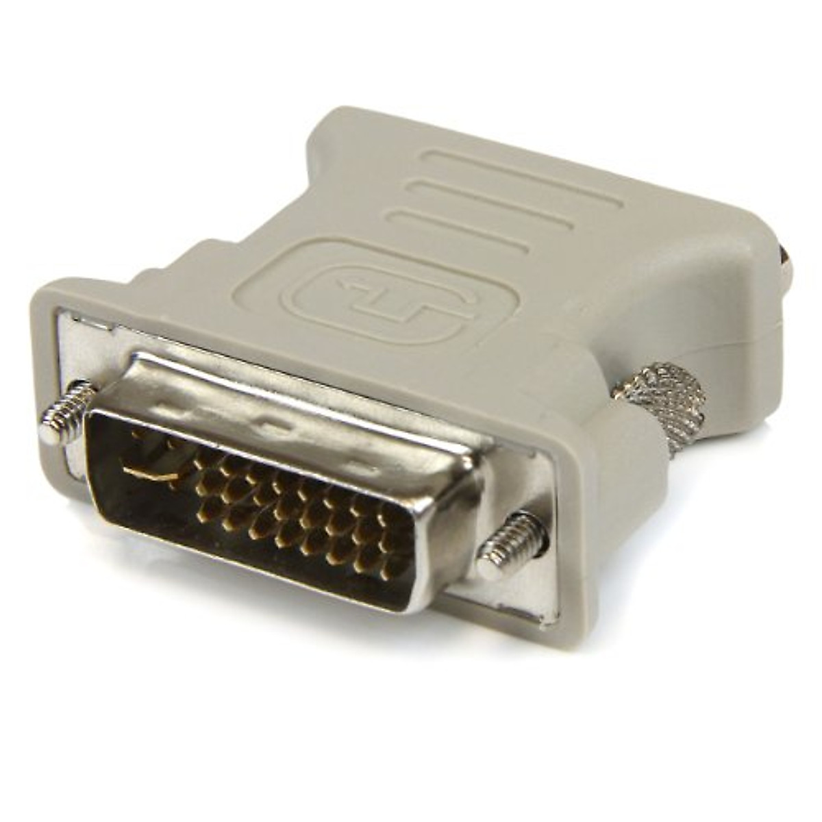 StarTech.com DVI to VGA Cable Adapter - DVI (M) to VGA (F) - 1 Pack - Male DVI to Female VGA (DVIVGAMF), Beige