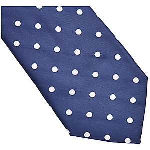 Stacy Adams Men's Satin Dot Tie Set, Navy, One Size