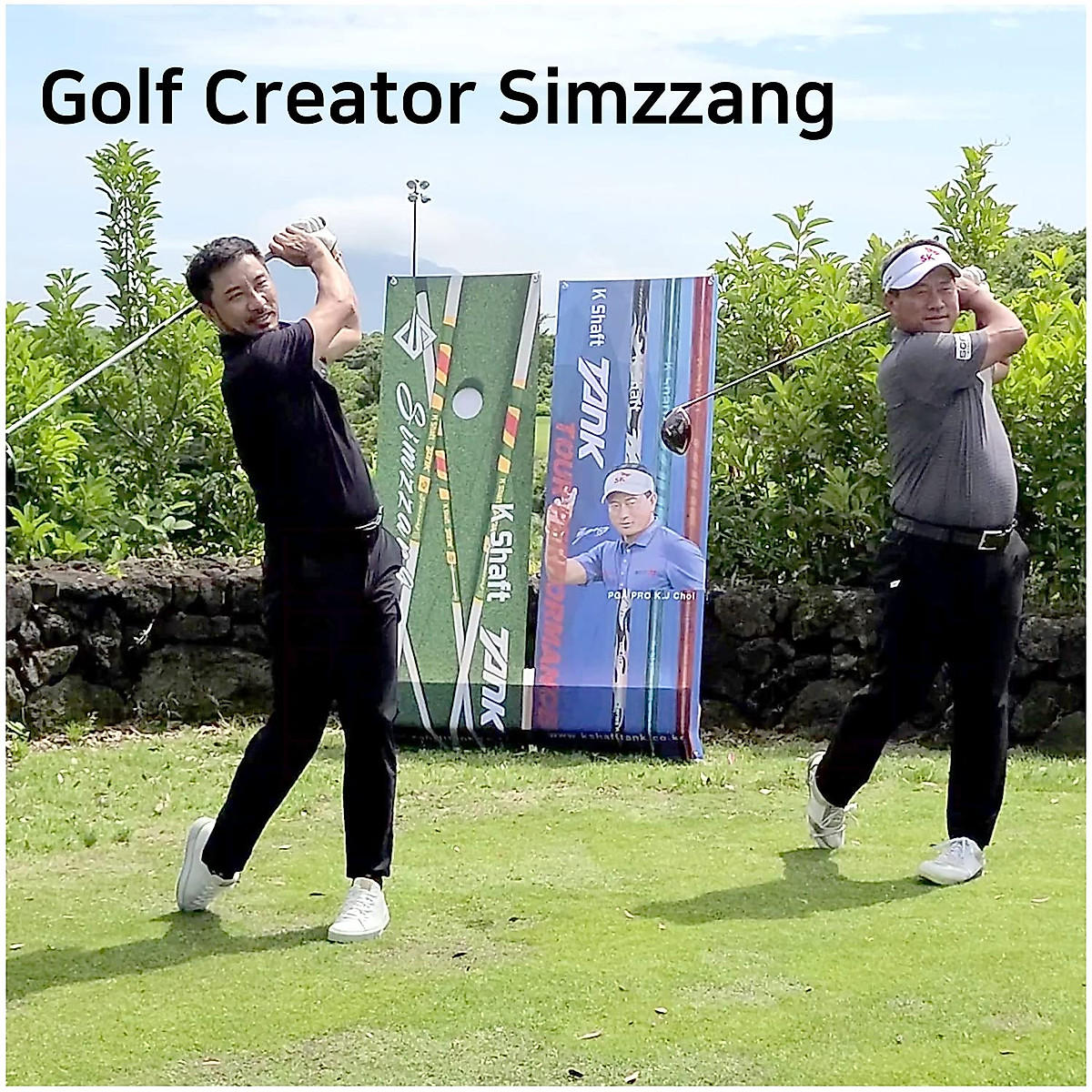 90 Ton Golf Driver Shaft Simzzang Edition, Caviar Grip for Man 50 / 46g (Caviar Grip for Man 46g, PING 410,425, 96X, 45.75 inch, 1, Man)