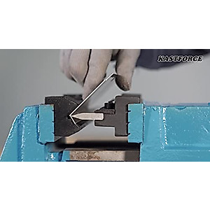 KASTFORCE KF5012 6 Inch 150 mm Vise Mount Metal Brake Bender Attachment Bending Max Capacity 14 Gauge 2mm Mild Steel 1/8" Aluminum