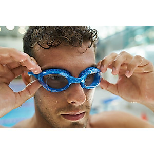 Arena Unisex Adult Air-Soft Anti-Fog Swim Goggles for Men and Women Recreational Swimming Superior Comfort Air Seals Technology, Clear/Clear