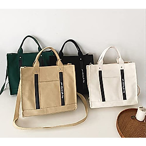 Tote Bag Women Large Canvas Tote Bag Satchel Bag Stylish Tote Handbag Shoulder Bag Crossbody Bag College Bag Casual Hobo Bag