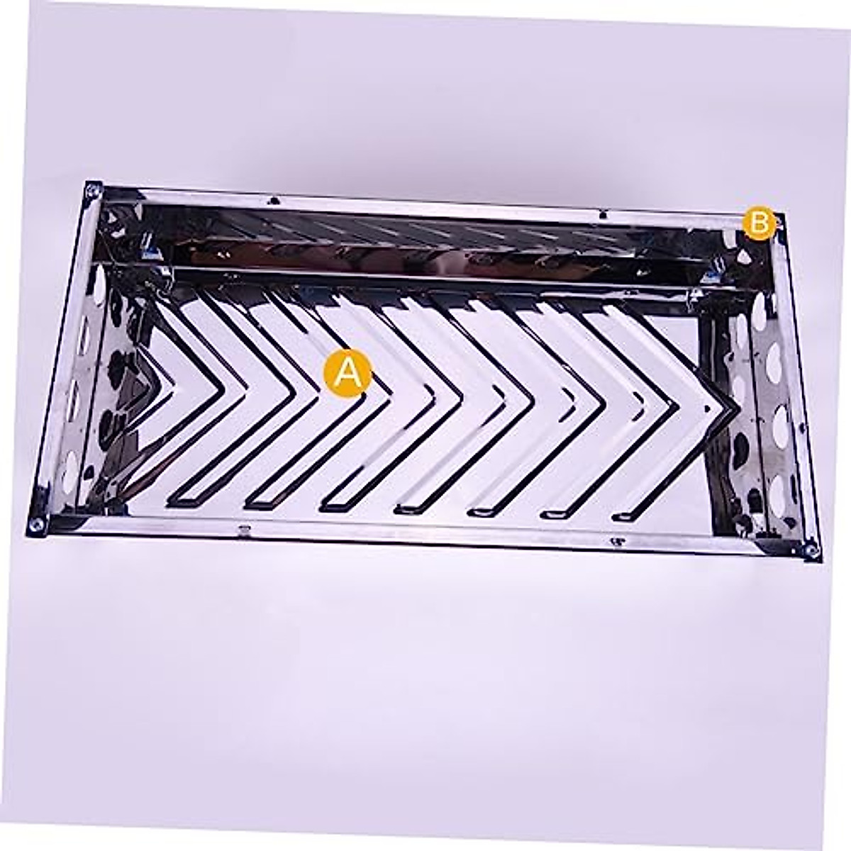 GANAZONO foldable charcoal grill stainless steel barbecue grill metal barbecue grill foldable grill outdoor metal charcoal grill stainless steel charcoal grill bbq grills pot portable