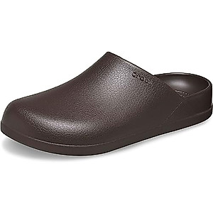 Crocs Unisex-Adult Dylan Clogs, Espresso, 6 Women/4 Men