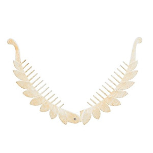 Scalloped Leaf Banana Clip - Set of 3