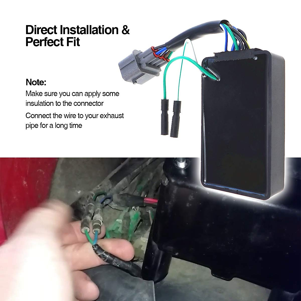 High Performance CDI Box Fit for Honda Rancher 350 TRX350 FE FM TE TM 2000-2005, 10 Pins DC Ignition CDI Box Replace 30410-HN5-671 30410-HN4-671 30400-HN5-305 30400-HN4-305 30410-HN4-670 30410-HN5-670