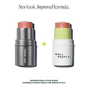 WELL PEOPLE - Nudist Multi-Use Color Stick | Clean, Non-Toxic Beauty (Nude Peach 11)