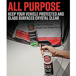 Adam's Arsenal Builder Car Cleaning Kit (6 Item) - Our Best Value Car Detailing Kit | Car Shampoo Wash Soap, Wheel & Tire Cleaner, Total Interior Cleaner, Glass Cleaner. Tire Shine CS3