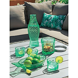 Serax Fish & Fish Whisky Glasses, Green, One Size