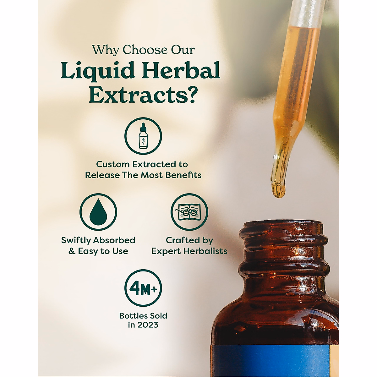 Herb Pharm Certified Organic Olive Leaf Liquid Extract for Immune System Support, 4 Fl Oz