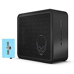 Intel NUC 9 Extreme Kit Home & Business Mini Desktop Black (Intel i9-9980HK, 64GB RAM, 2x4TB PCIe SSD RAID 1 (4TB), Intel UHD 630, WiFi, Bluetooth, 1xHDMI, SD Card, Win 10 Pro) with Hub