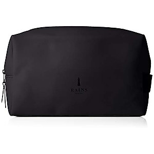 RAINS Men's Travel Duffle, Black (Black), 28 centimeters
