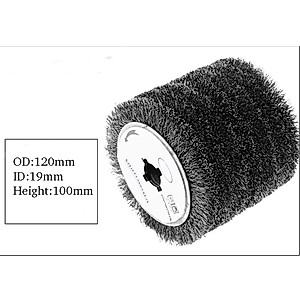 SIGNI Stainless Steel Wire Drawing Wheel for Wood and Metal Surface polishing Grinding Rust Removal