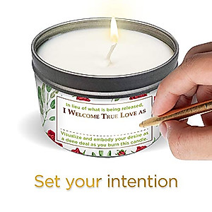 MAGNIFICENT 101 SAGE + Roses Aromatherapy Candle for House Energy Cleansing, Banishes Negative Energy I Purification and Chakra Healing - Natural Soy Wax Tin Candle for Aromatherapy 6oz