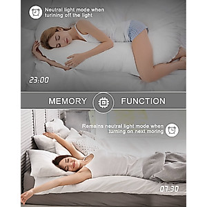 SJV Modern LED Ceiling Light: 27 Inch Flush Mount Ceiling Light Fixture 60W Memory Timer LED Dimmable Lamps with Remote for Living Dining Room Lighting Bedroom Home 3000K/ 4000K/ 6500K