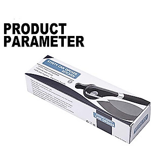 Phmnkl Safe Cut Manual Can Opener, Smooth Edge Can Opener - Can Opener Handheld With Soft Grips, Ergonomic Smooth Edge, Food Grade Stainless Steel Cutting Can Opener for Kitchen & Restaurant