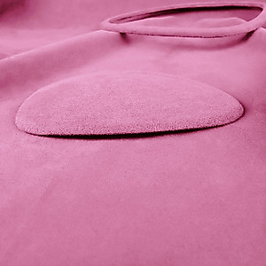 Toworldit Alcantara Dashboard Air Conditions Outlet Vent Decoration Trim Cover Compatible with BMW Mini Cooper F54 F55 F56 F57 2014-2020 (Pink)