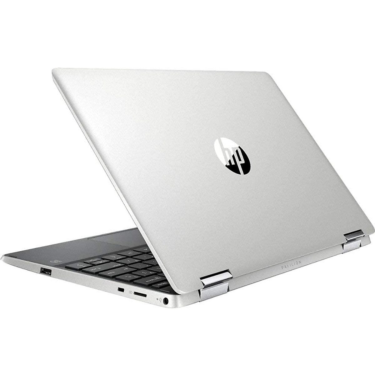 HP Pavilion x360 2-in-1 11.6" HD Touch-Screen Laptop, Intel Pentium N5000, 4GB DDR4 RAM, 128GB Solid State Drive, WiFi, Bluetooth, Webcam, HDMI, Windows 11, Ash Silver