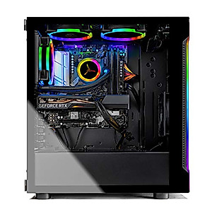 Skytech Shadow 3.0 Gaming PC Desktop - AMD Ryzen 7 3700X 3.6GHz, RTX 3060 Ti 8GB GDDR6, 16GB DDR4 3000, 1TB NVME, B550 Motherboard, 600W Gold PSU, AC WiFi, Windows 10 Home 64-bit