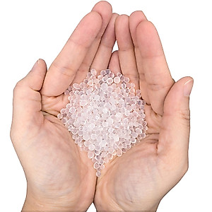 Wisesorb 6Pcs 100 Gram Silica Gel Packets, White Dessicant Beads Packets for Storage, Pure and Safe Silica Gel Desiccant Packs, Moisture Absorber Silica Gel Beads Packs for Moisture Control