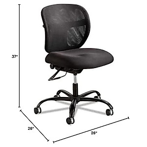 Safco 3397BV Chair, 26d x 26w x 37h, Black Vinyl