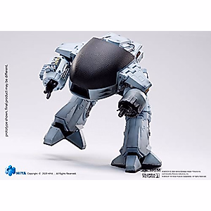 Hiya Toys Robocop: Battle Damaged ED-209 1:18 Scale Action Figure, Multicolor