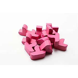 YorksGamePieces Pink Ships Expansion Wood Replacement Pieces for Settlers of Catan: Seafarers Edition