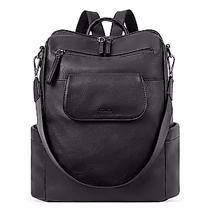 CLUCI Backpack Purse for Women Leather Large Size Convertible Travel Fashion Ladies Purse