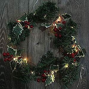 ZSMPY Fairy Lights Christmas LED Light String Garland Warm White Lights 2m 20LEDs Fairy Xmas String Lights Battery Powered for Garden Home Garden Patio Decoration