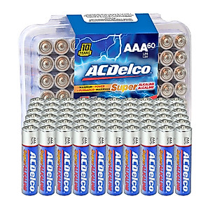 ACDelco 100-Count AAA and AA Batteries | Maximum Power Super Alkaline