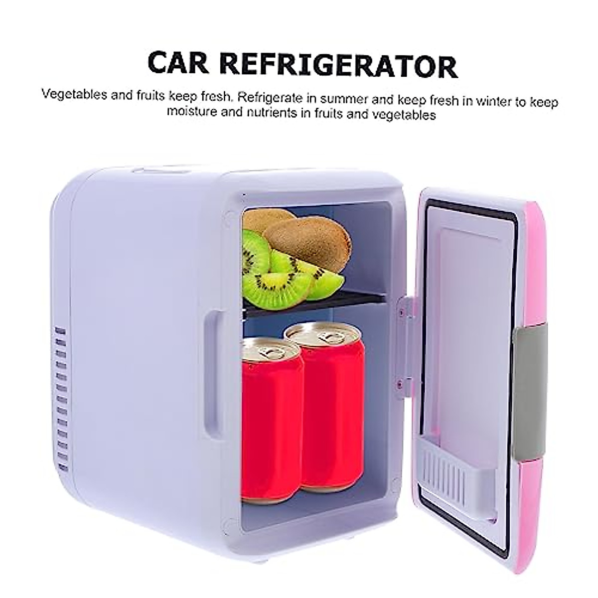 Didiseaon car refrigerator mini refrigerador freezer mini cosmetics fridge picnic beverage cooler small plug in fridge small fridge Dual-Use Fridge Car Accessories Mini Refrigerator heater