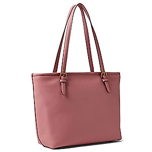COACH Polished Pebble Leather Taylor Tote Bubblegum One Size