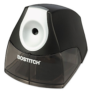 Bostitch Personal Electric Pencil Sharpener, Powerful Stall-Free Motor, High Capacity Shavings Tray, Black (EPS4-BLACK)