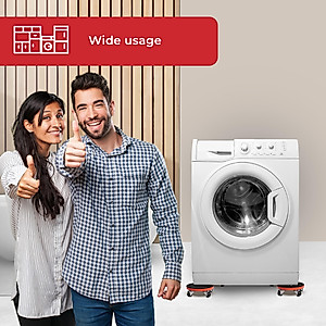 IronArm 600Lbs Capacity Heavy Equipment Mover-Furniture Dolly with Lifter Moving Dolly for Furniture Movers with 4 Wheels Moving Sliders - Pool Table Floor Dolly for Moving Heavy Items - Refrigerator