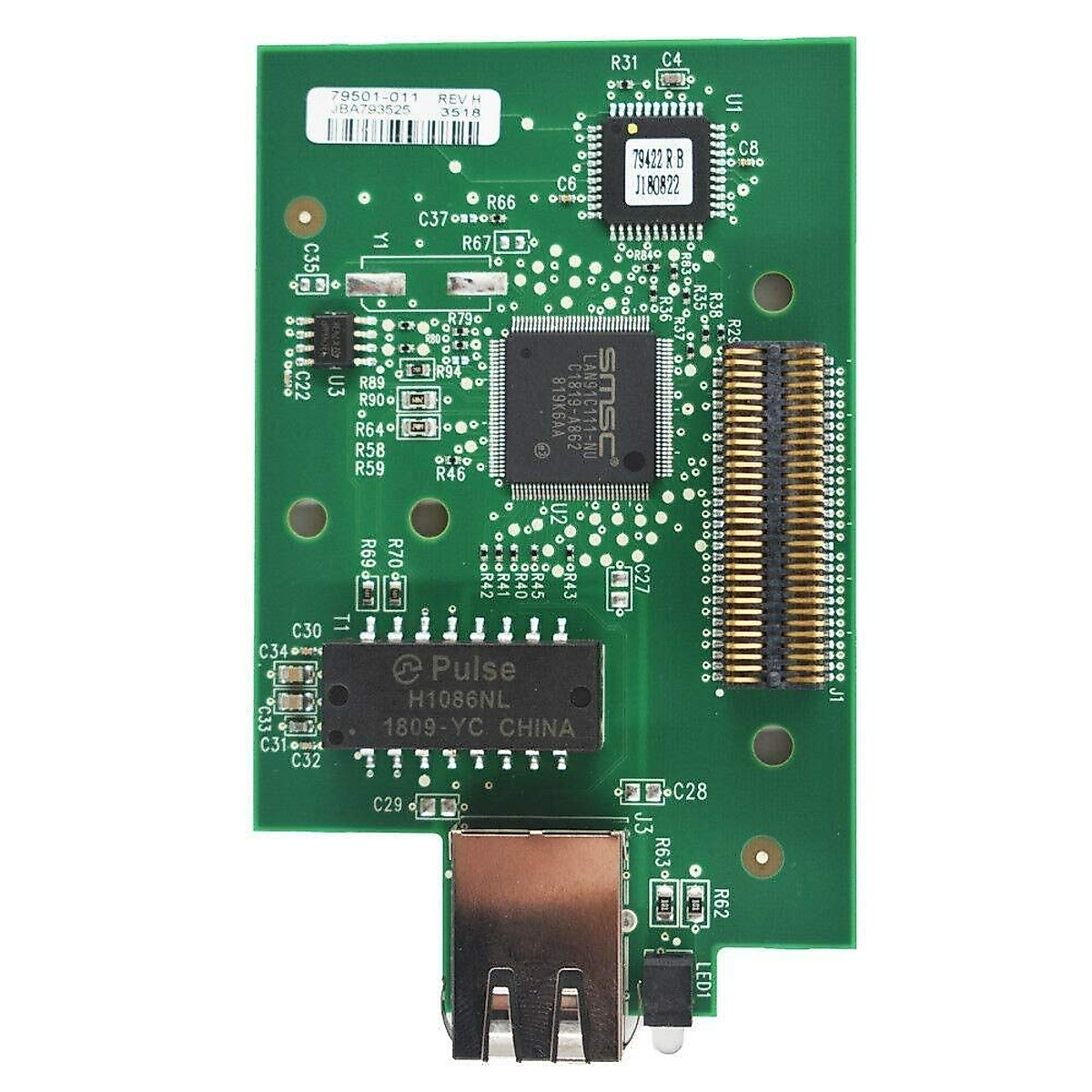 Advanced Printer Server Network Card Network Card Network Card Number: 79501-011 for Zebra ZM400/ZM600 Series Printers Thermal Bar Code Label Printer Built-in Cable Network Card