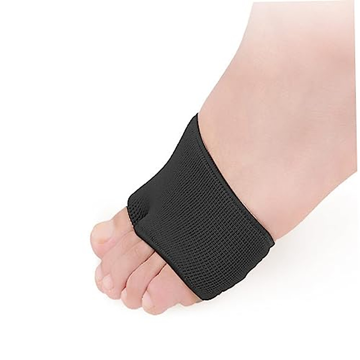 GLEAVI 2pcs Hallux Valgus Straightener Toe Spacer Bunion Night Splint Hallux Valgus Covers Bunions Covers Thumb Covers Thicken Orthotics Sock Floor Mat Black Bunion Splints Toes Separator