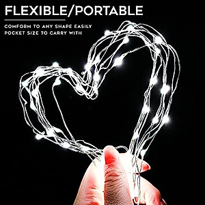 suddus Solar Fairy Lights Outdoor Waterproof, 2 Pack 33ft 100 LED Solar Twinkle Lights, White Solar Christmas Lights for Backyard Trees Patio Deck Garden Birthday Party Wedding Decorations