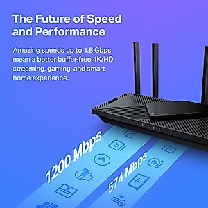 TP-Link OneMesh WiFi 6 Router AX1800 Smart WiFi Router (Archer AX21) – Dual Band Gigabit Router + TP-Link AX1500 WiFi Extender Internet Booster(RE500X), OneMesh WiFi 6 Range Extender