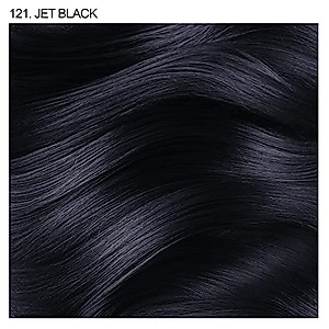 Adore Semi Permanent Hair Color - Vegan and Cruelty-Free Hair Dye - 4 Fl Oz - 121 Jet Black (Pack of 1)