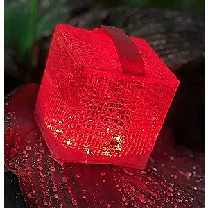 Solight Design Solar Puff Merlin, Rechargeable Color Changing Solar Lantern - Collapsible LED Camping Lantern, Easy Open and Fold, Extreme Weather-Tested (Multicolored)