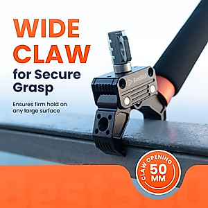 Best360 Aluminium Camera Clamp, Compatible with Insta360 X4/X3/ONE X2/ONE RS/ONE RS 1-INCH 360, for Bicycle/Motorcycle/Timelapse, 360 Action Camera Mount