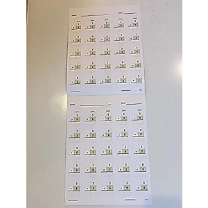 Channie’s One Page A Day Single Digit Addition & Subtraction Workbook for Pre-Kindergarten - 1st Grade Elementary School Students, Single Digit Math Practice, 50 Pages