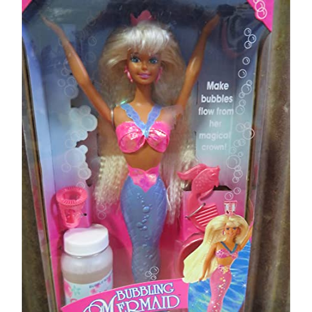 Barbie Bubbling Mermaid Doll w Color Change Body (1996)